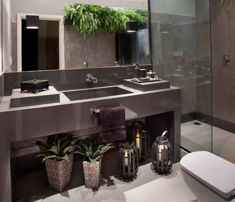 60 Bancadas com cubas e pias esculpidas – Fotos