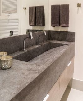 60 Bancadas com cubas e pias esculpidas – Fotos