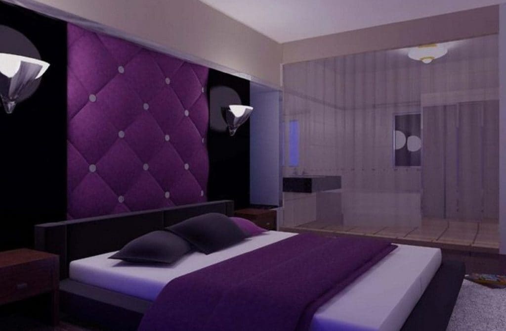 Quarto Roxo Ideias! Veja mais de 87 fotos! - TC