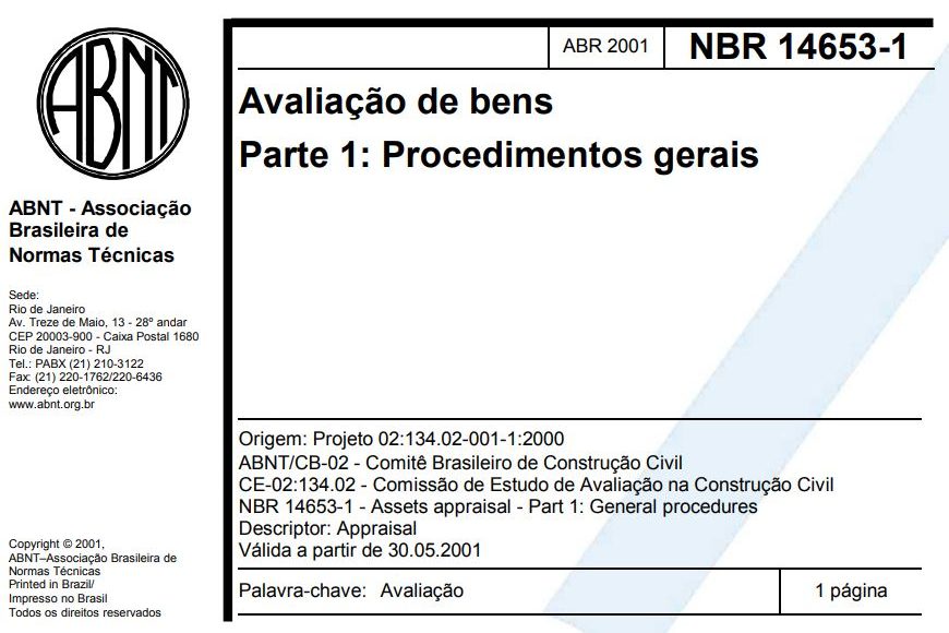 NBR 14653 - Norma Atualizada e Comentada - Total Construção