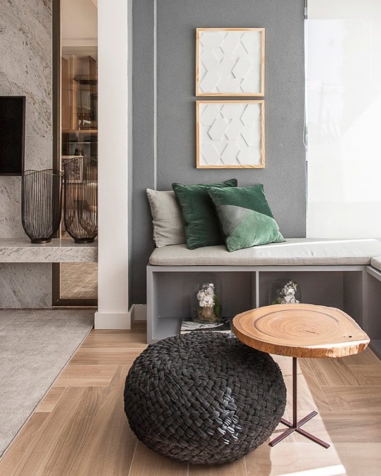 Puff Redondo: 64 Modelos para Você se Inspirar - Total Construção