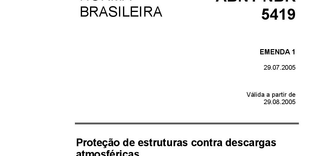 NBR 5419 - Resumo, Atualizada e Comentada - TC