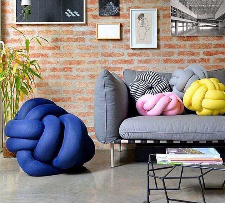 Puff Para Sala: 70 fotos de modelos incríveis para te inspirar
