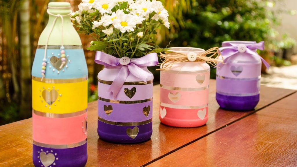 Pote De Vidro Decorado - Como Fazer + Modelos! - TC